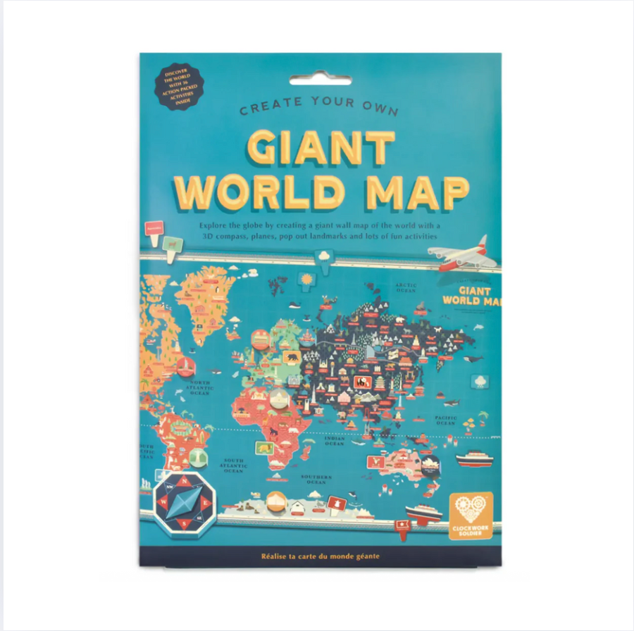 Create Your Own Giant World Map– Amy Boutique